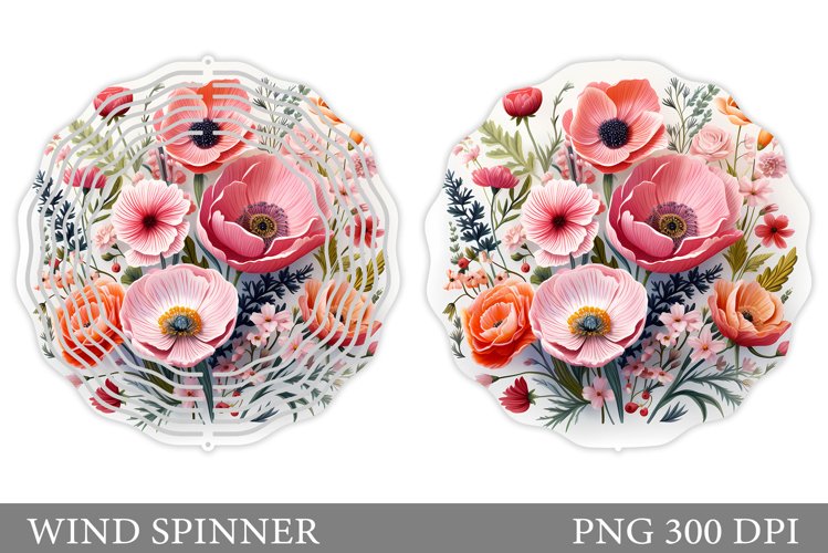 Flowers Wind Spinner Design. Flowers Wind Spinner (3680907)