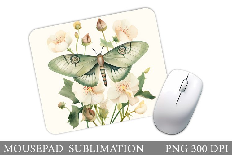 Butterfly Mouse Pad Design. Flowers Mouse Pad (3713759)