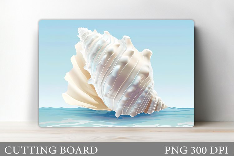 3D Seashell Cutting Board. Sea Cutting Board (3499357)