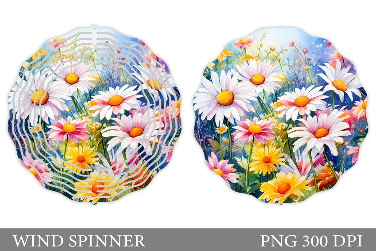 Flowers Wind Spinner Design. Daisy Flowers Wind (3410106)