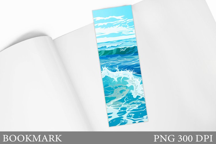 Sea Bookmark Sublimation. Sea Bookmark Design (3763828)