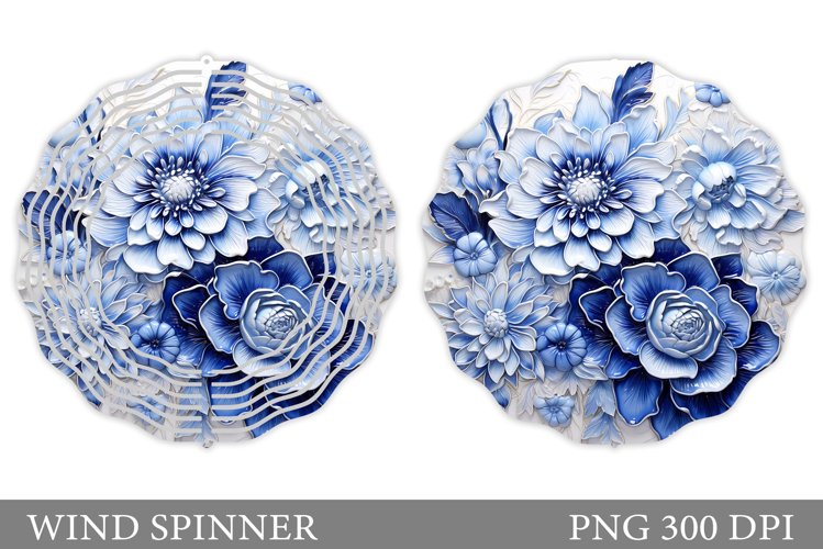 Flowers Wind Spinner Design. Floral Wind Spinner (3578754)