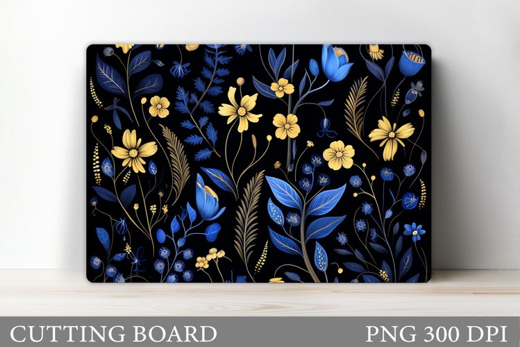 Wildflowers Cutting Board. Flowers Cutting Board (3240533)