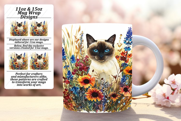 Springtime Cat Mug Collection Extravaganza