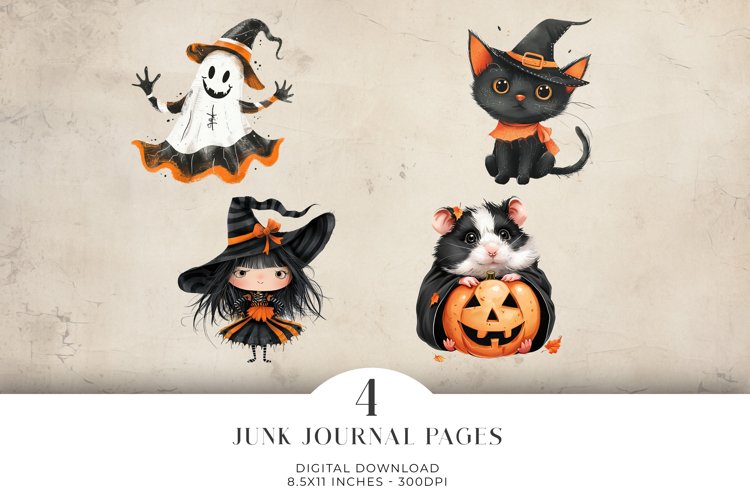 Halloween Clipart Watercolor PNG (4028344)