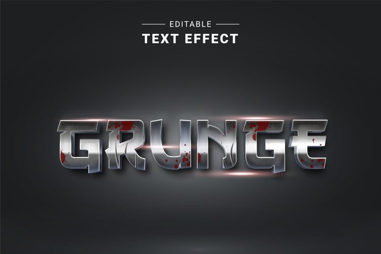 Editable Text Effect for Illustrator. Vector (2147952)