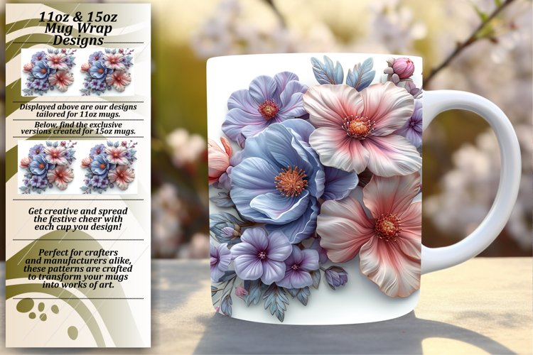 3D Flower Sublimation Gallery (3311129)