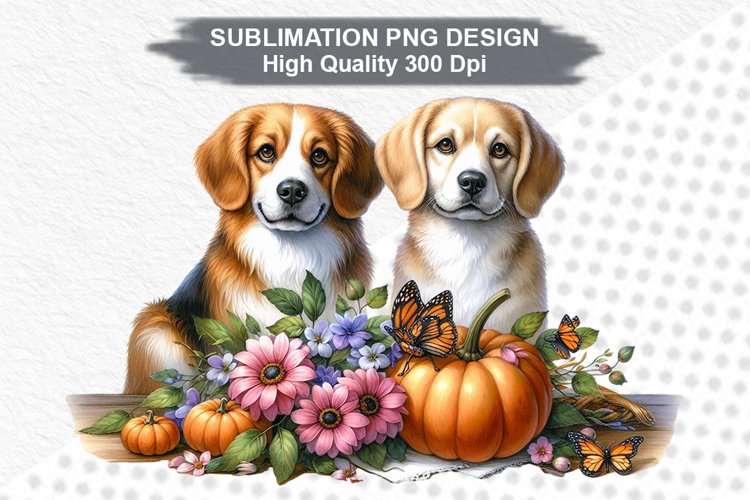 Halloween Dog - Halloween clipart Sublimation PNG Design