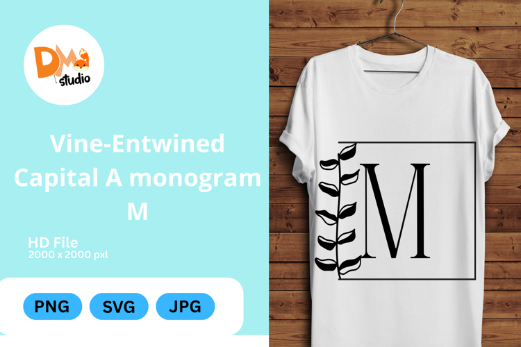 Vine-Entwined Capital Monogram (6096552)