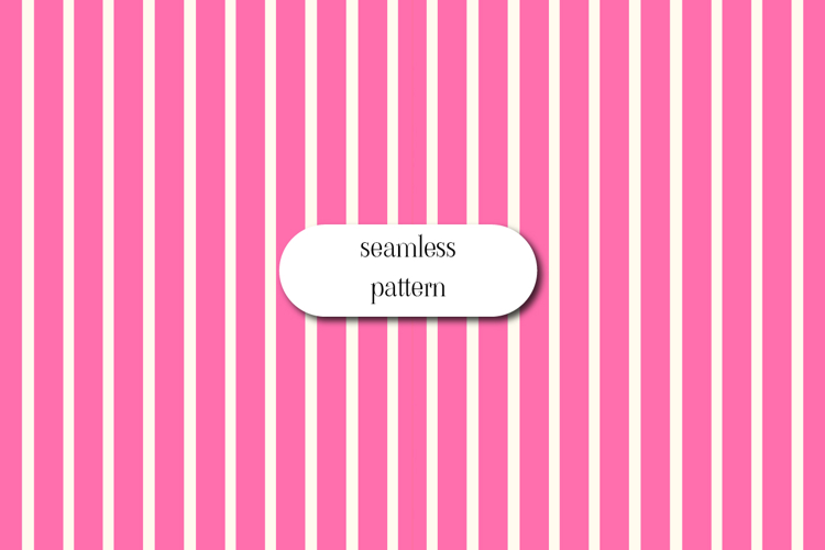 Pink Vertical Stripe Seamless Pattern