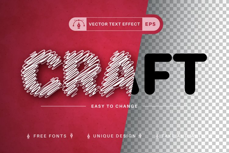 Craft - Editable Text Effect, Font Style (2461947)