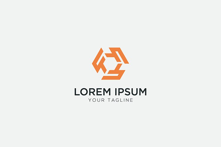 Triple F logo lettering circle modern