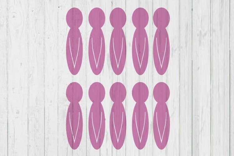 Bookmark template svg dxf png ai files (1329903)