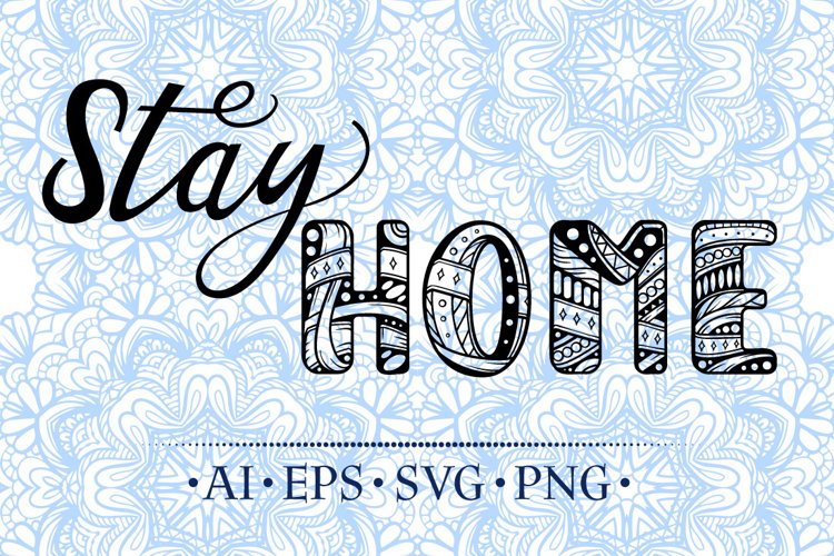 Stay Home SVG