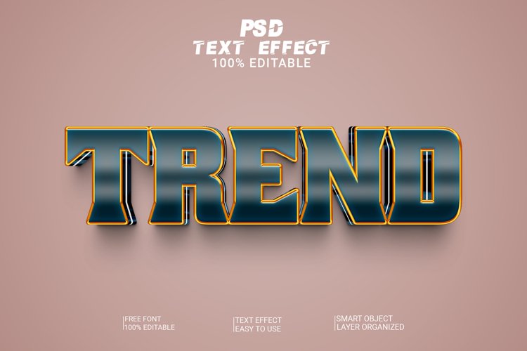 Trend 3d psd text effect style (2498382)