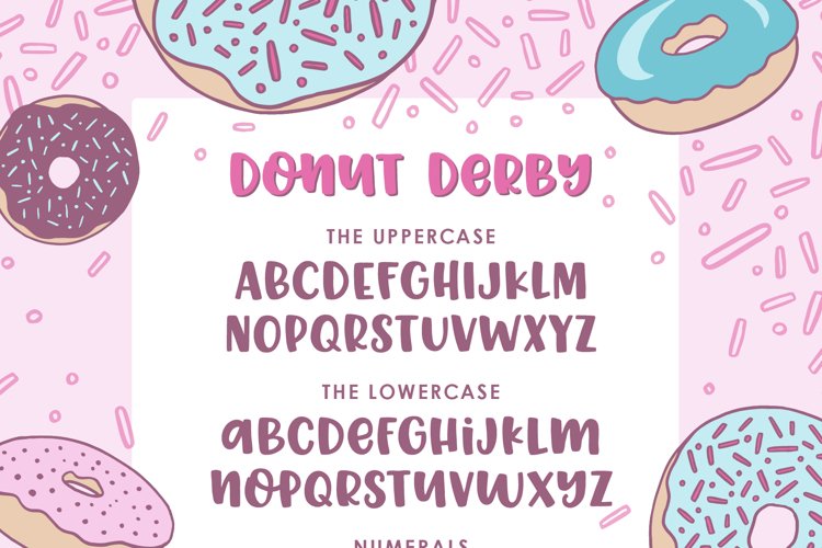 Donut Derby, a tasty caps font - Free Font of The Week | Font Bundles