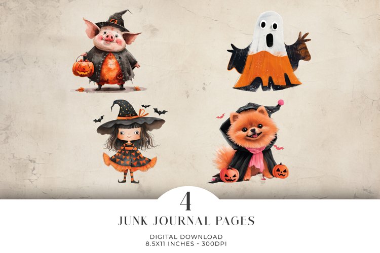 Halloween Clipart Watercolor PNG (4028345)