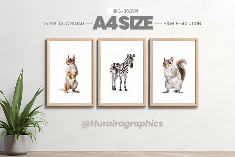 Animal Wall Art - 03 Variations (3006837)