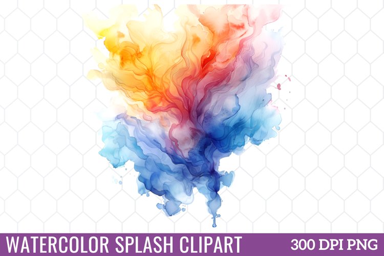Watercolor Splash Clipart (3479448)