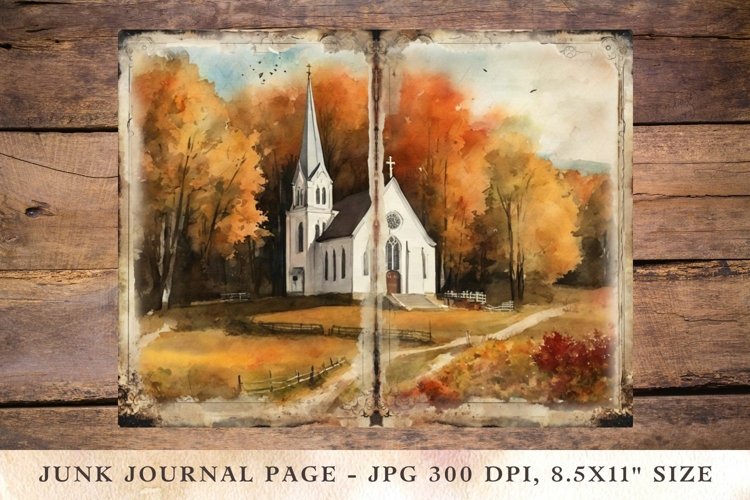 Printable Junk Journal Pages fall autumn 12