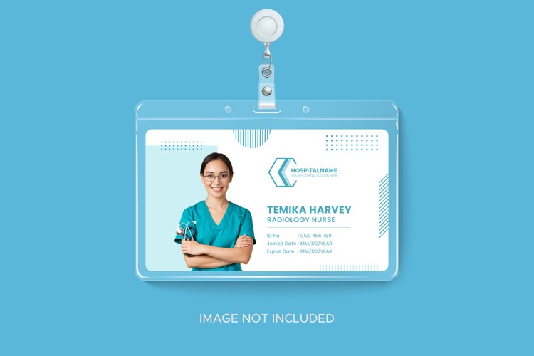 International nurses day identity card template (2643959)