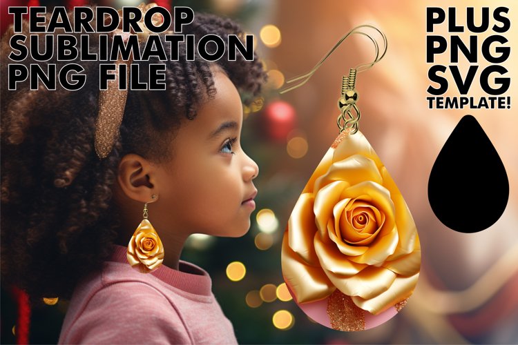 Printable Beauty: 3D Teardrop Earrings (2936105)