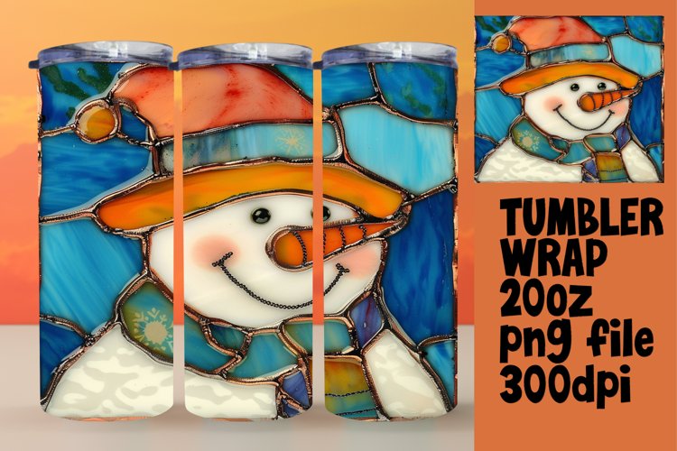 Winter Holiday Snowman 3D Wrap (4096347)