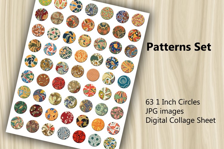 Digital Collage Sheet - Patterns