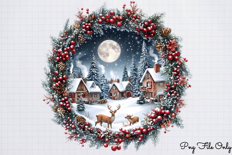 Christmas Winter Scenes Clipart PNG (4809517)
