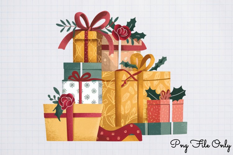 Victorian Christmas Sublimation Clipart PNG (4861215)