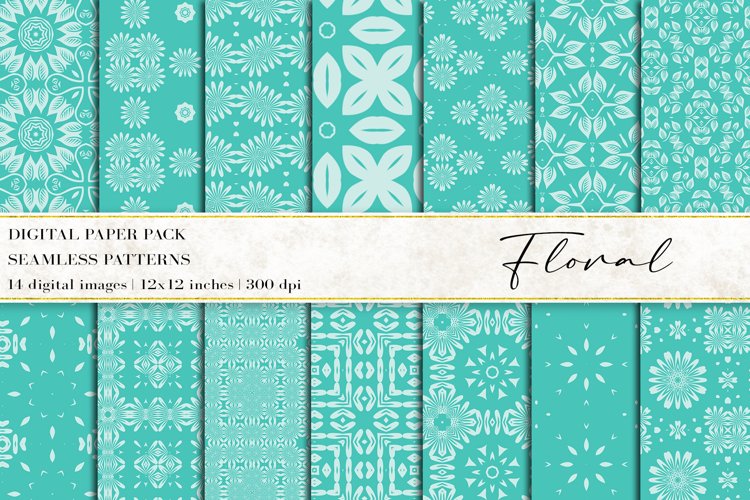 Floral Digital Papers (1810466)
