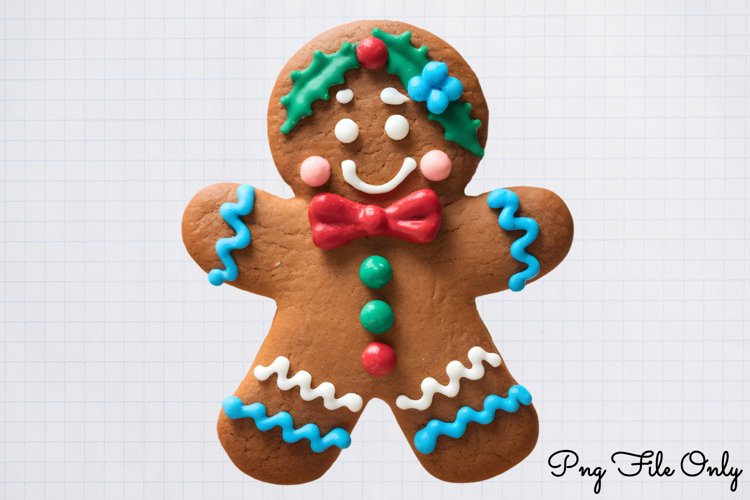 Cute Christmas Gingerbread Clipart PNG (4835877)