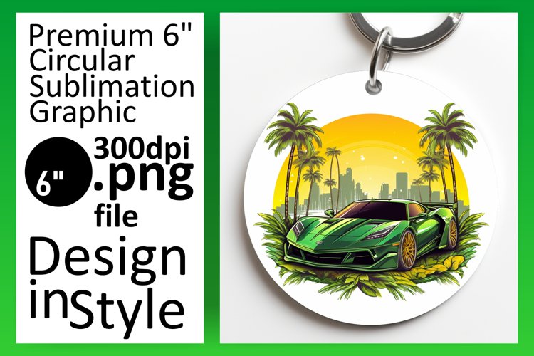 Car Coaster Vehicle Sublimation