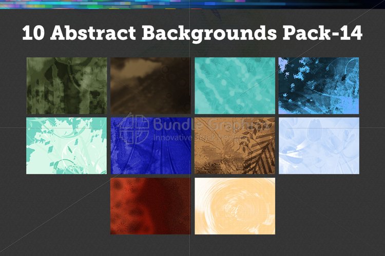 10 Abstract Backgrounds – Pack-14