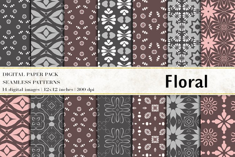 Floral Digital Papers (1838898)