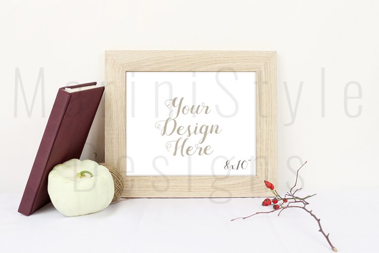 Frame mockup, 8x10 Horizontal Frame Stock Photo, (205115)