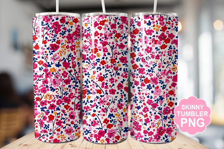 Floral Pattern Tumbler | Floral Tumbler Wrap