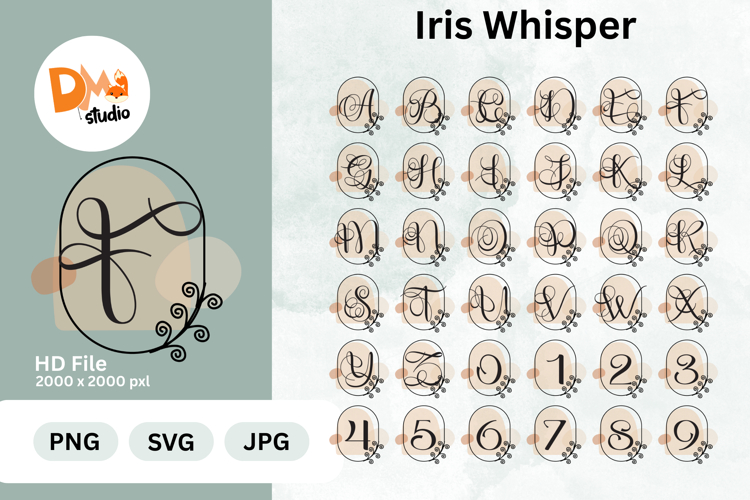 Iris Whisper Monogram
