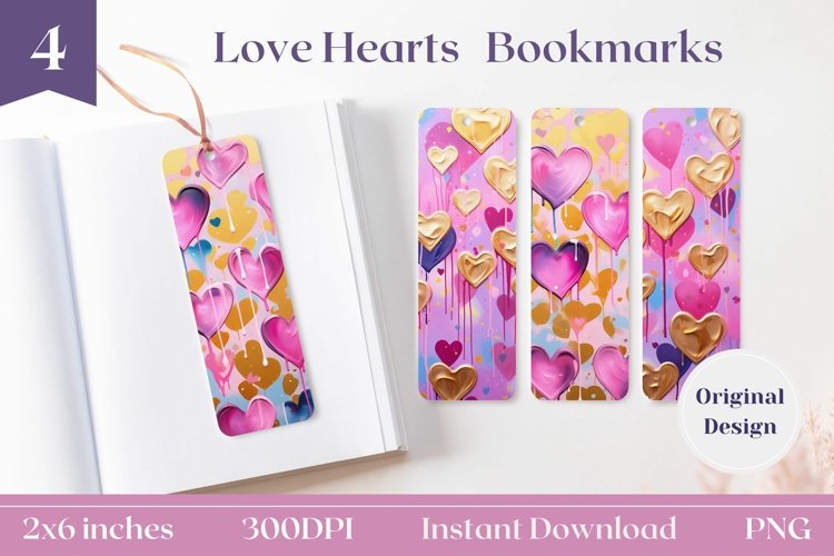 Valentine Bookmarks Printable Valentines Day Bookmarks, Classroom ...
