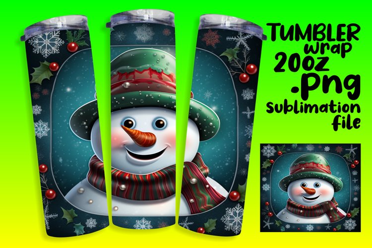 20oz Christmas Elegance Tumbler Sublime Wrap