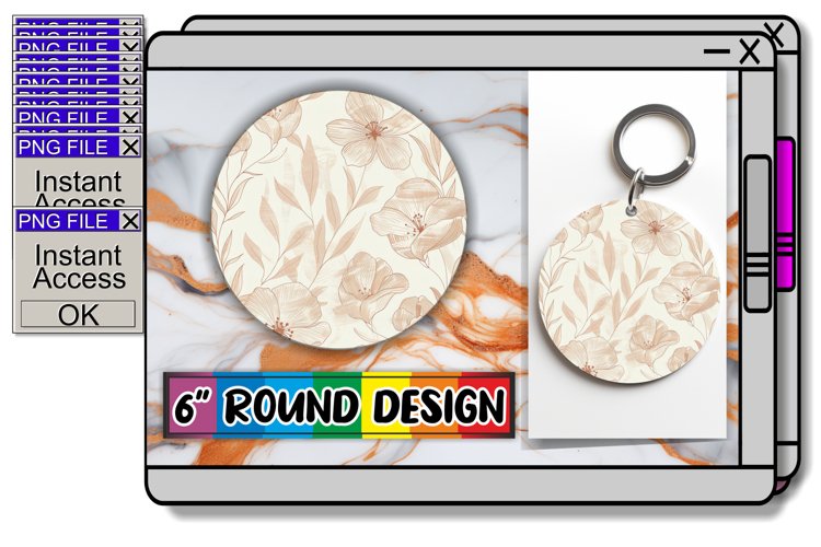 Whimsical Waves: Round Sub Circle Collection