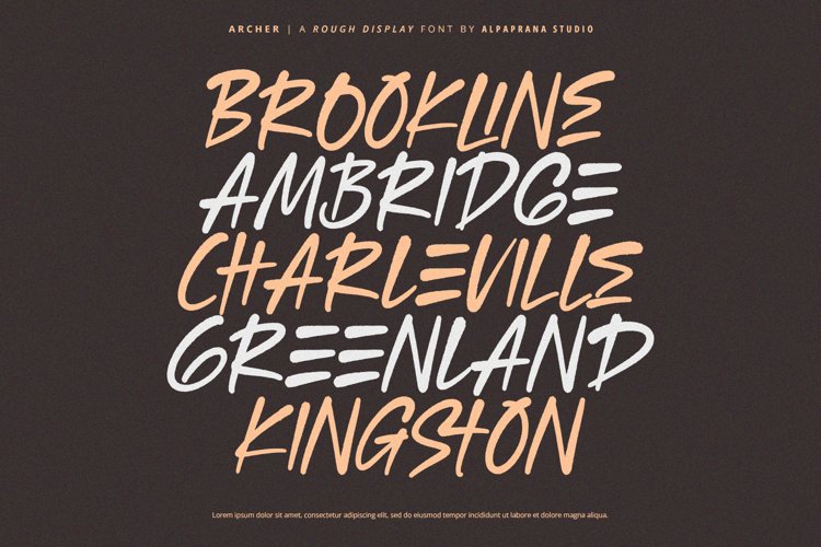 Archer - Rough Font - Free Font Of The Week | Font Bundles