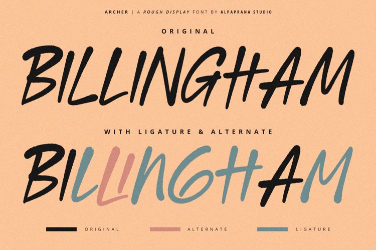 Archer - Rough Font - Free Font Of The Week | Font Bundles