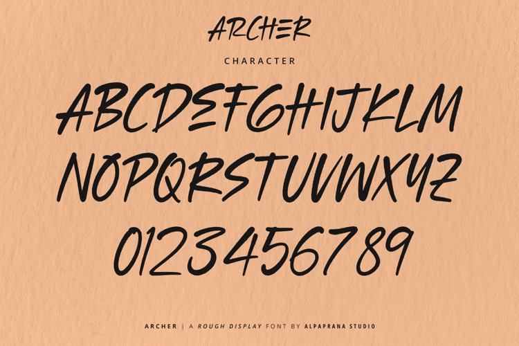 Archer - Rough Font - Free Font Of The Week | Font Bundles