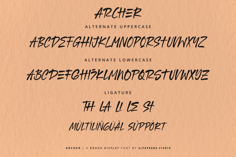 Archer - Rough Font - Free Font Of The Week | Font Bundles