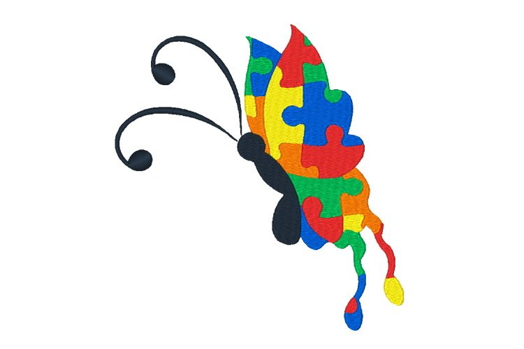 Butterfly Embroidery | Design Bundles