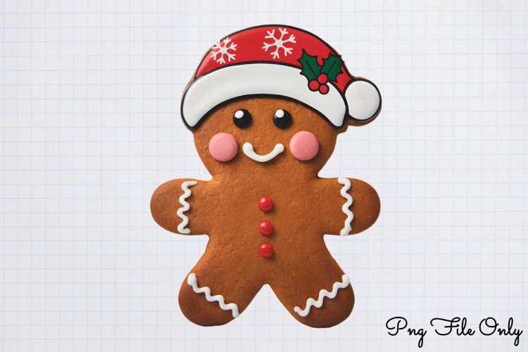 Cute Christmas Gingerbread Clipart PNG (4835884)