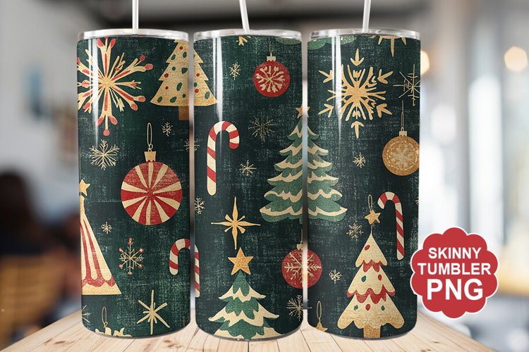 Christmas Tree Tumbler | Christmas Tumbler Wrap