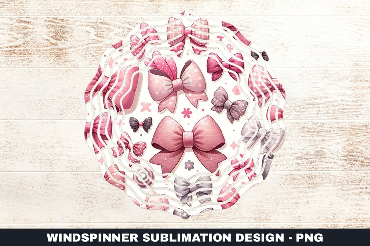 Bow Wind Spinner Sublimation Design (4327744)