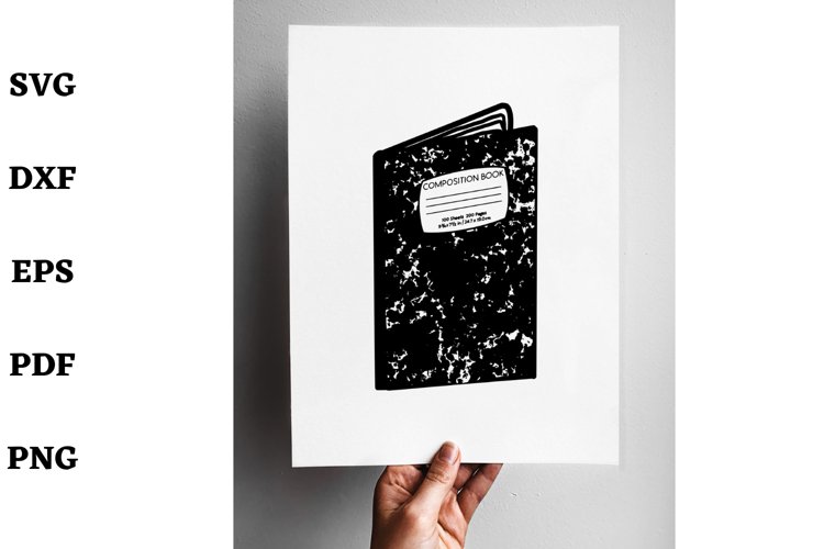 Composition Notebook SVG